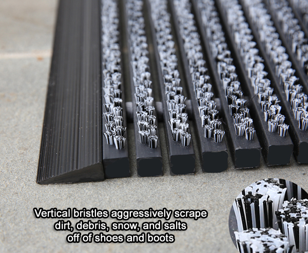 Bristle Brush Entrance Mats by American Floor Mats