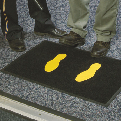 TSA Security Line Screening Two Feet Floor Mats by American Floor Mats